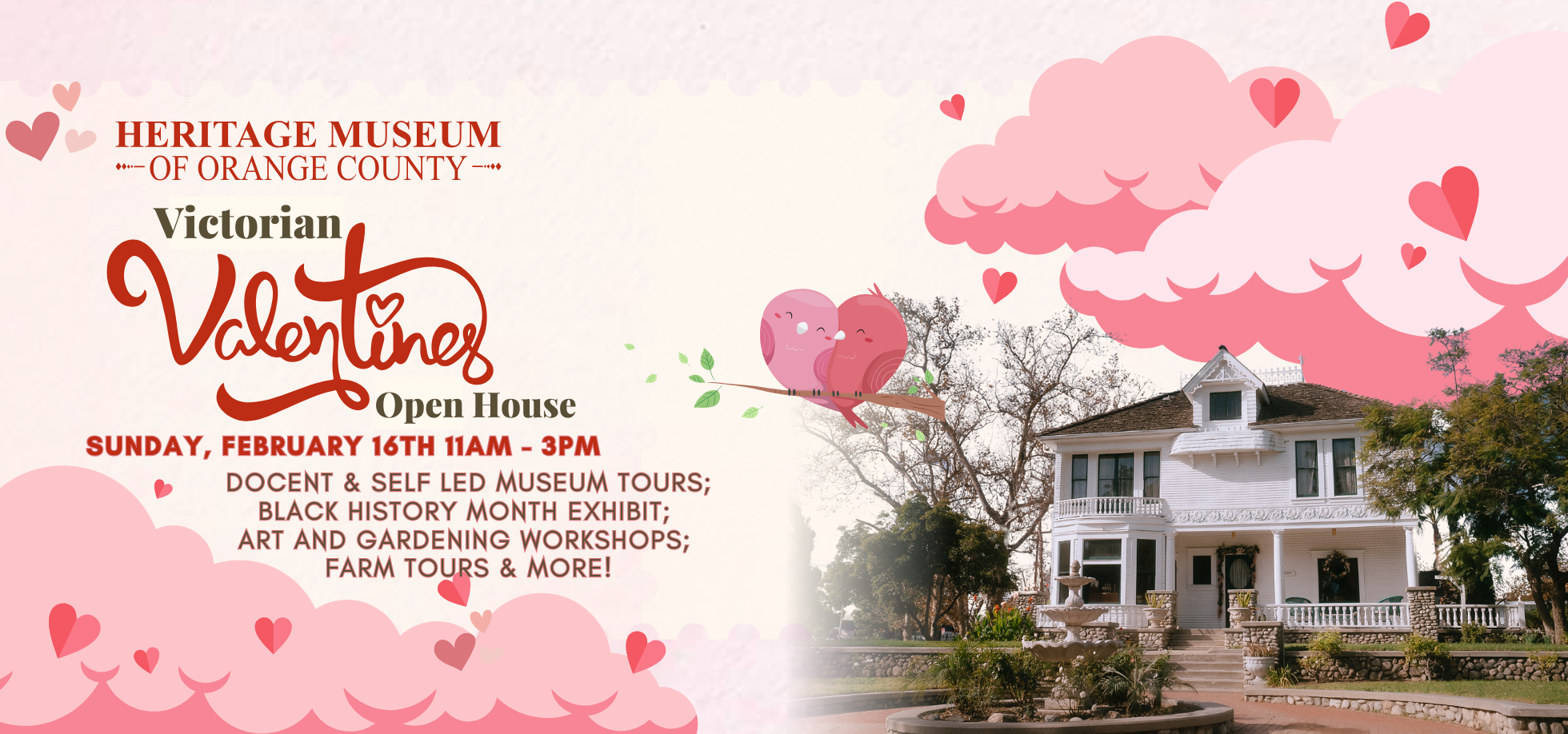HMOC February Victorian Valentine Open House & Docent Led Kellogg House ...