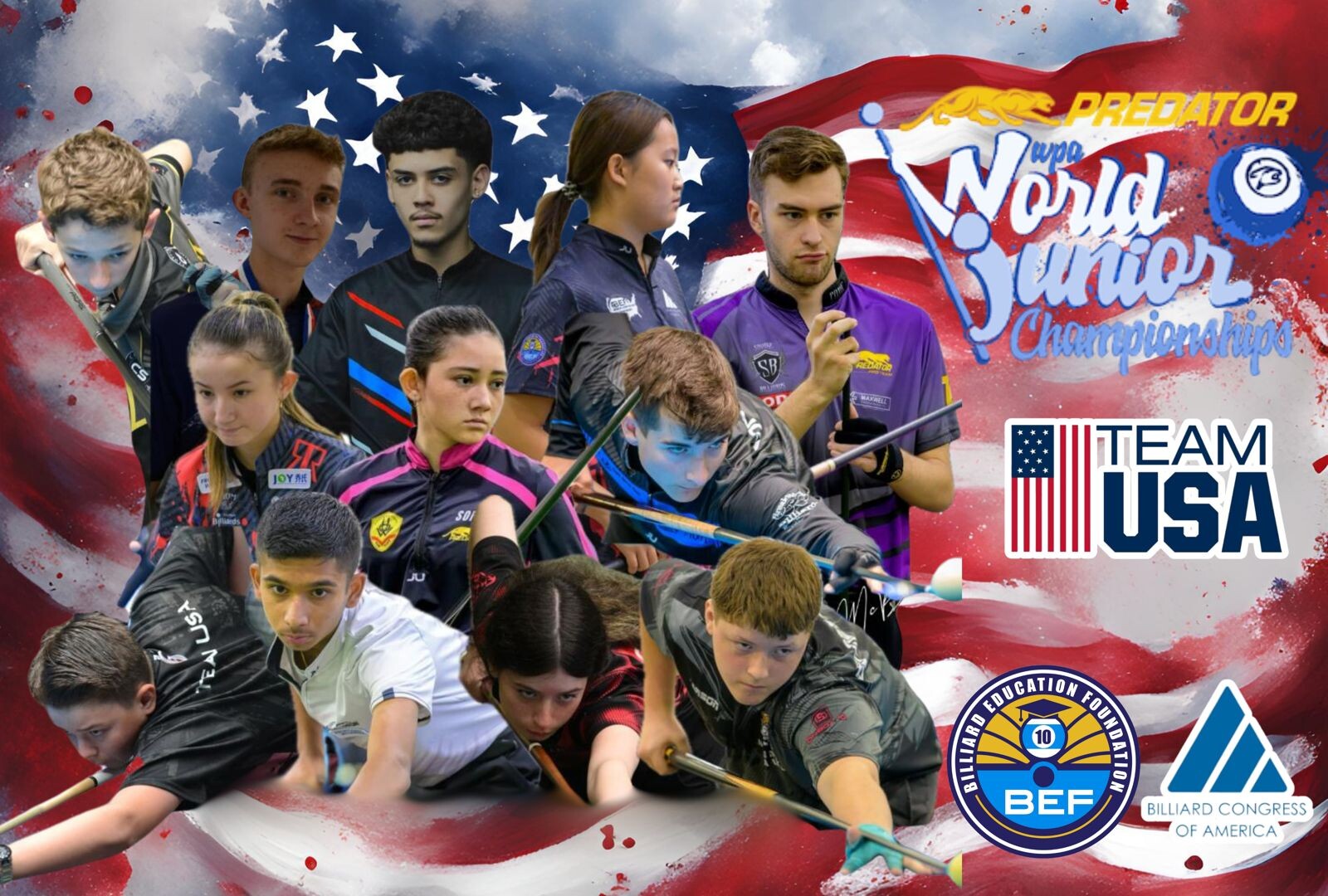 Support our Junior Billiard Team USA
