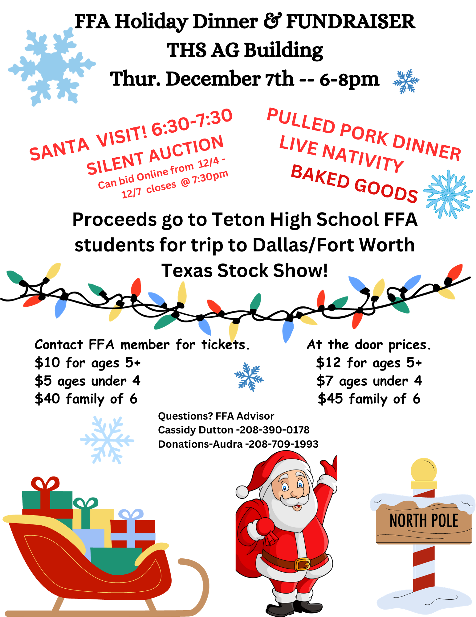 Teton FFA Christmas Fundraiser | Teton High School