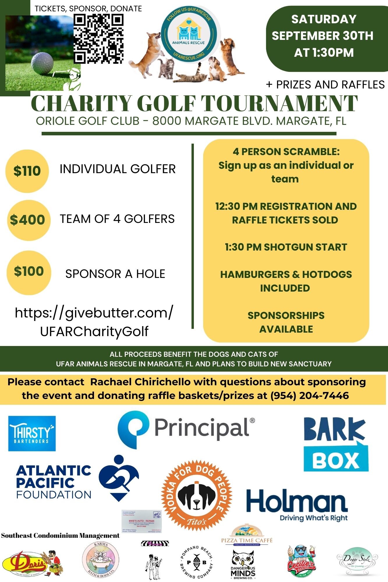 UFAR Animals Rescue Charity Golf Tournament