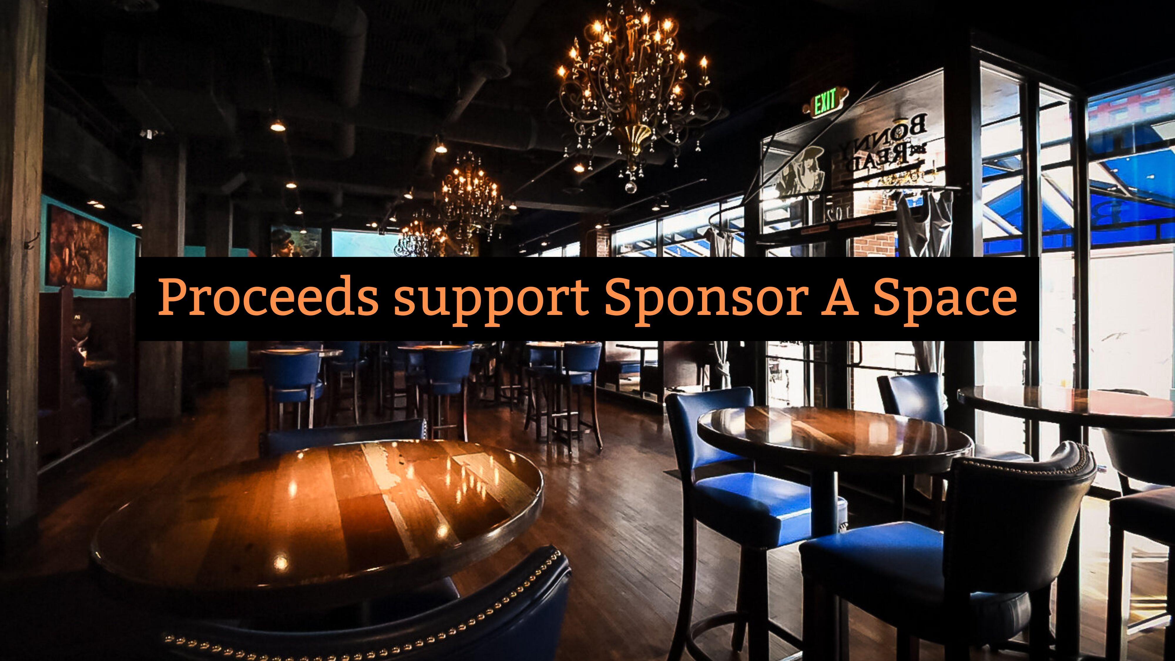 Sponsor A Space Charity Dining Experience at Bonny and Read