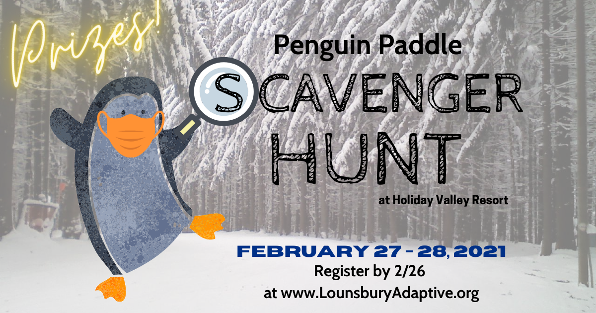 2021 Penguin Paddle Scavenger Hunt