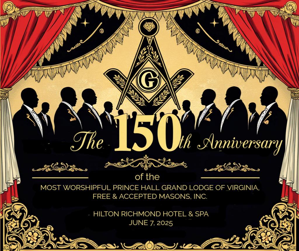 M.W.P.H.G.L.VA 150th Anniversary Banquet | Most Worshipful Prince Hall ...