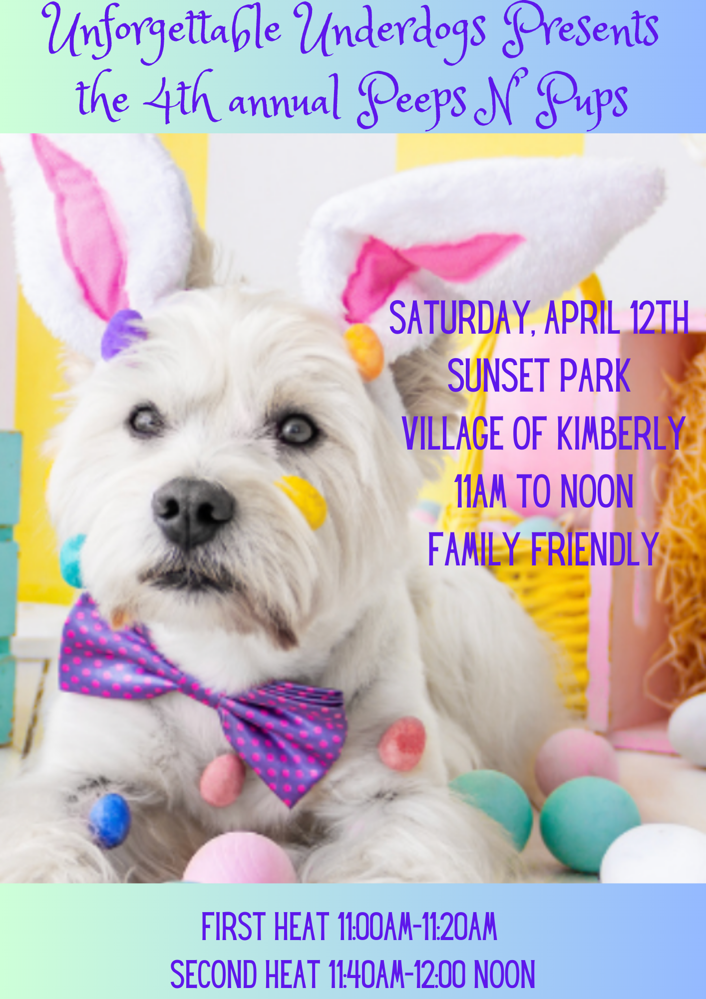 Peeps N' Pups | Unforgettable Underdogs Dog Rescue