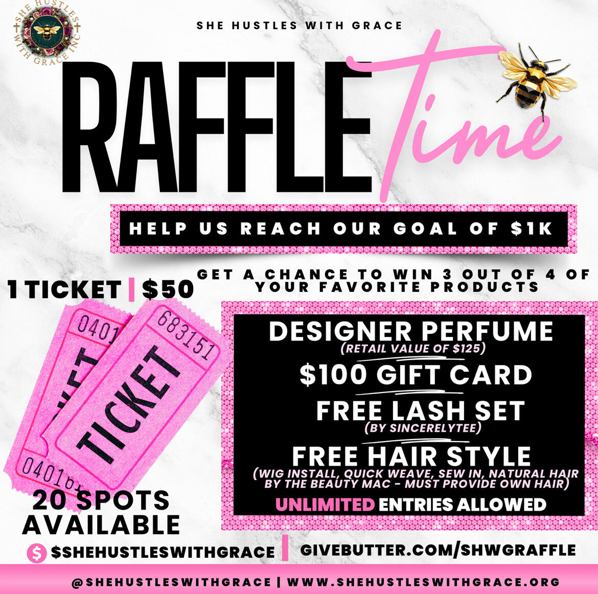 SHWG Raffle - Help Us Reach $1k