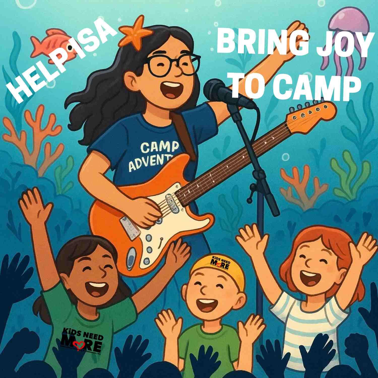 Help Isa Bring Music & Joy to Kids with cancer at Camp