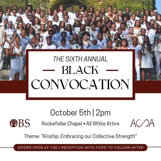 The Sixth Annual Black Convocation