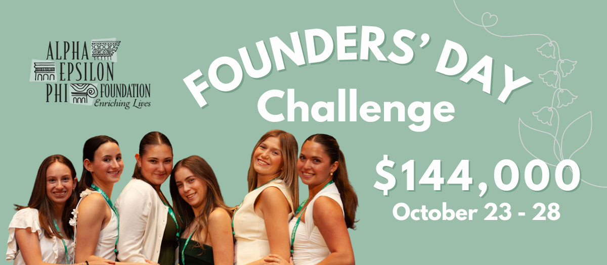 2025 Founders' Day Challenge | Alpha Epsilon Phi Foundation