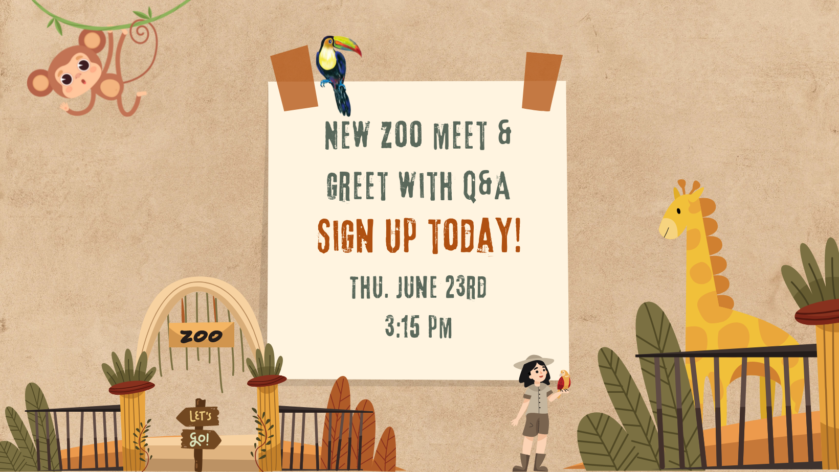 The NEW Zoo Meet & Greet with Q&A | Q&A Foundation