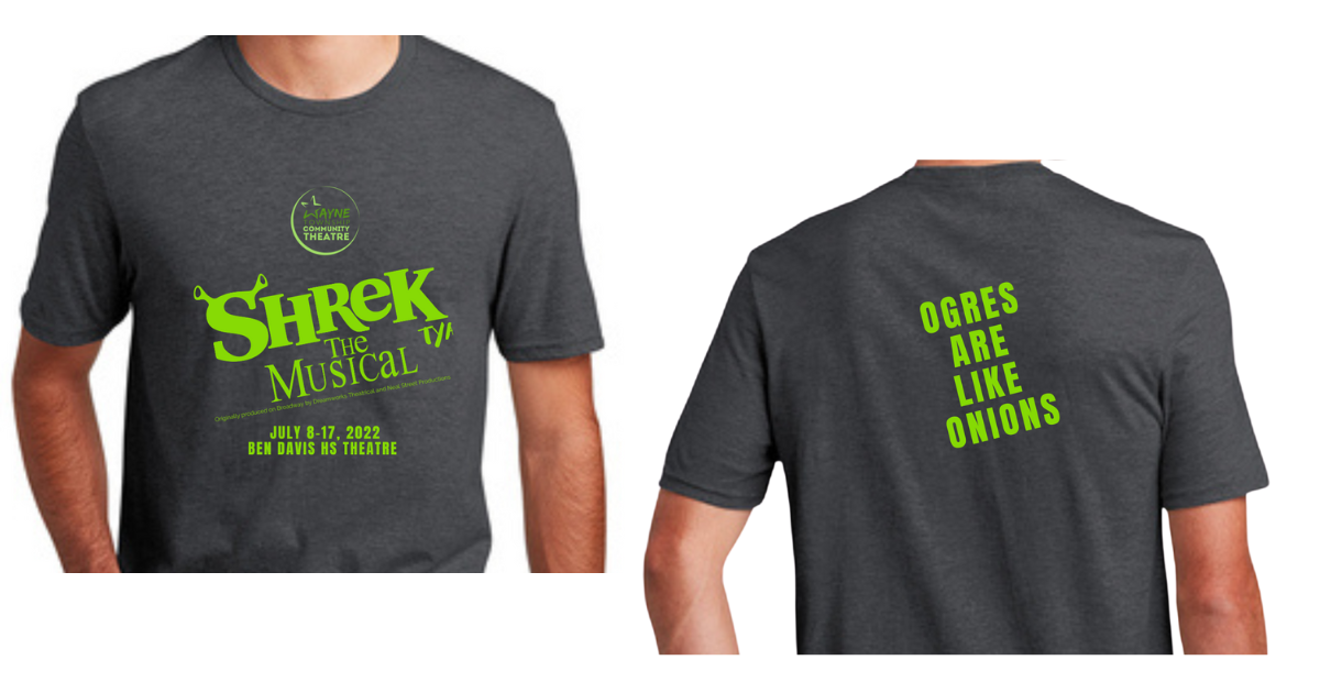 Shrek The Musical Cast/Crew Shirts | Wayne Township Education Foundation