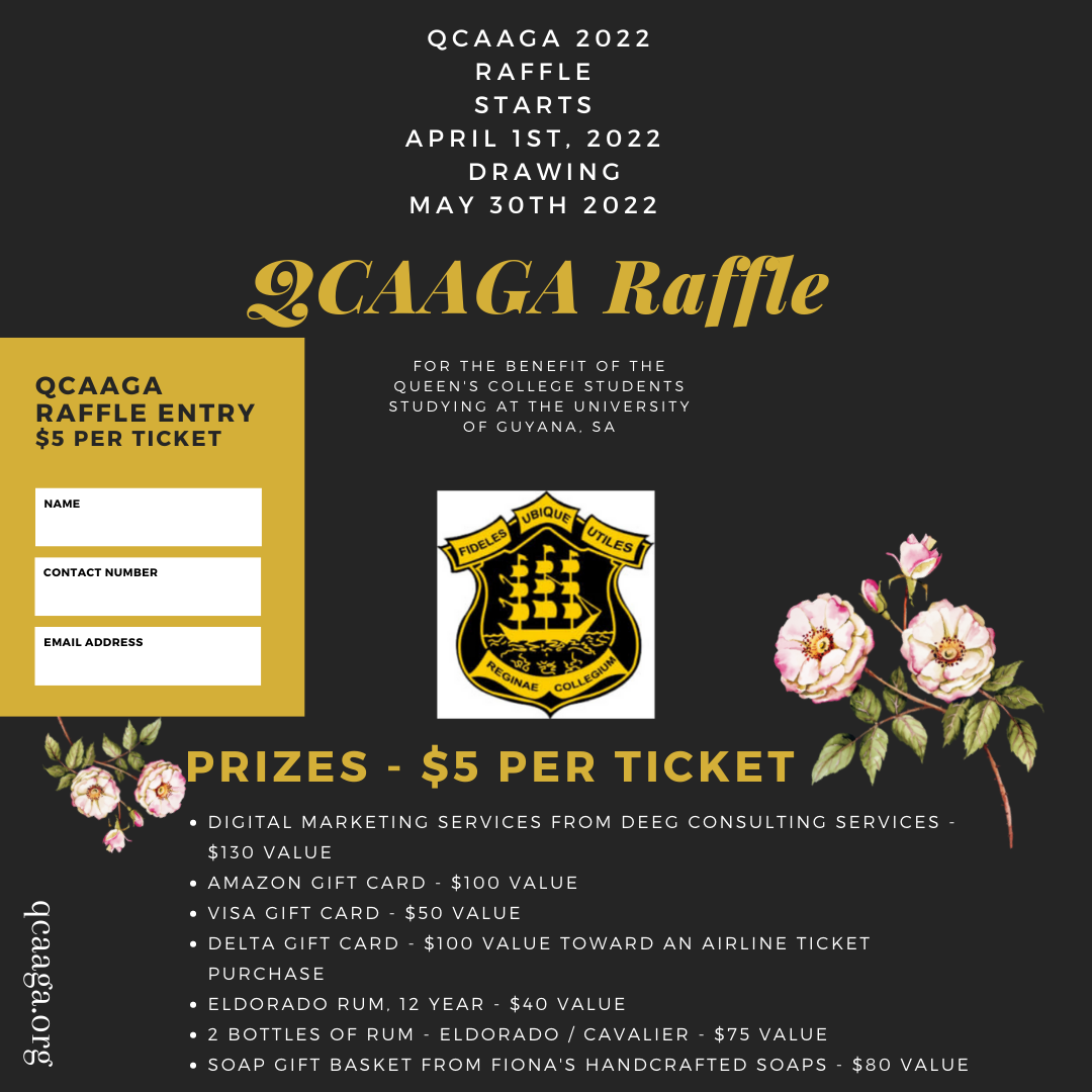 QCAAGA Raffle! | Queen's College Alumni Association of Georgia