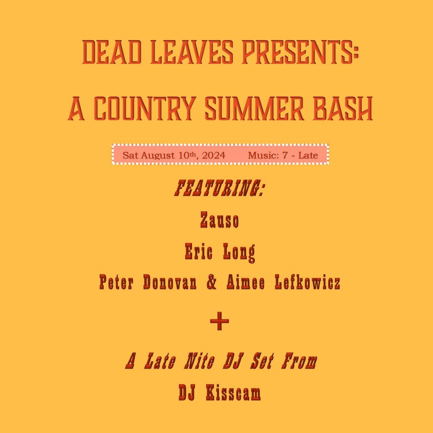 Country Summer Bash