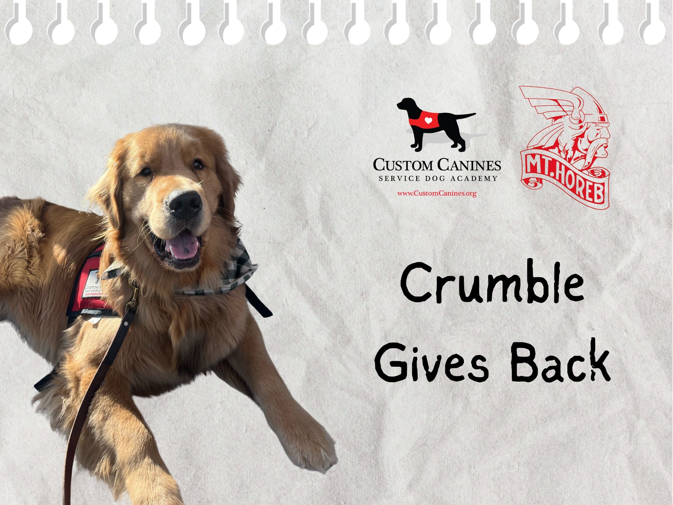 Crumble Gives Back