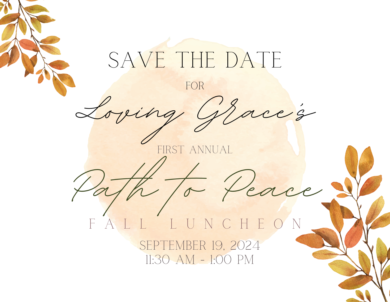 1st Annual Path to Peace Fall Luncheon