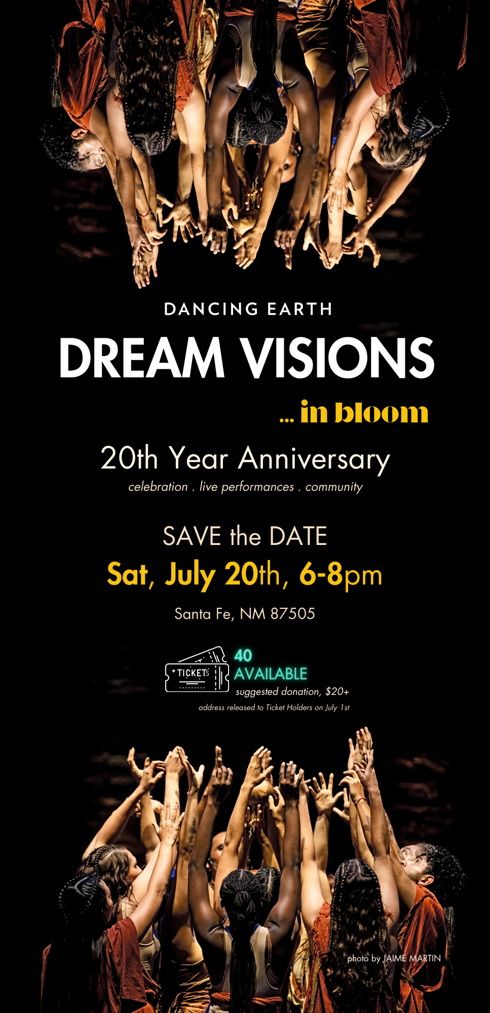 Dancing Earth's 20th Year Anniversary | Dancing Earth Creations Inc