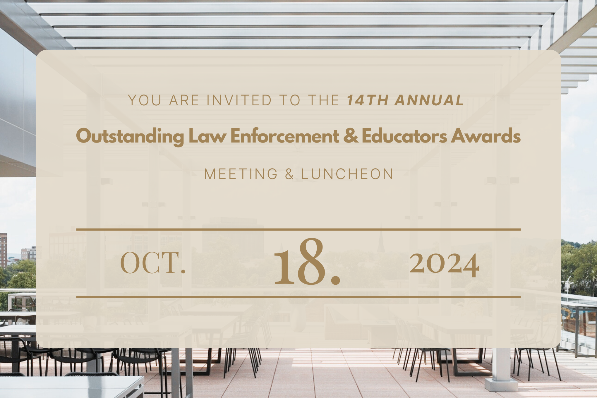 14th Annual Outstanding Law Enforcement & Educators Awards