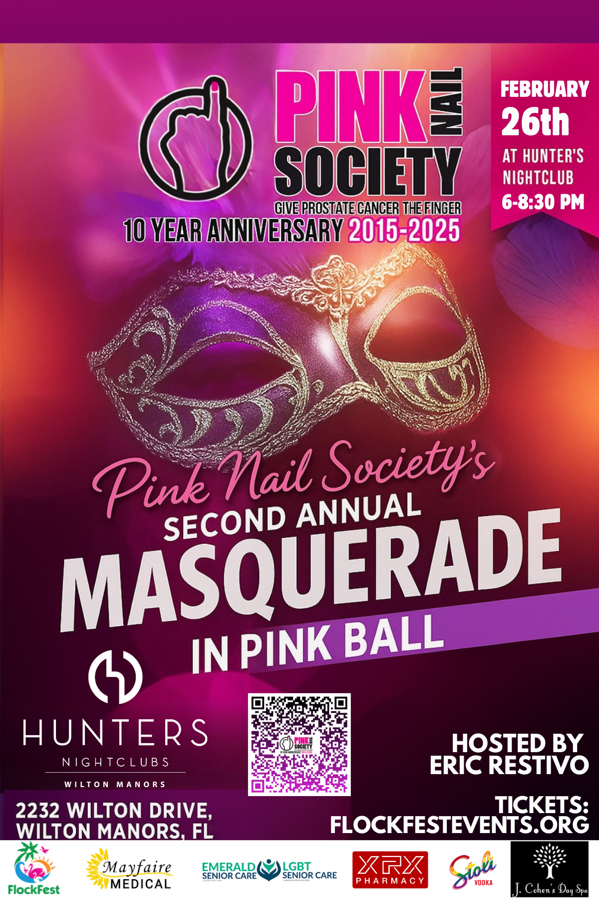 2nd Annual Masquerade in Pink Ball | Pink Nail Society Inc