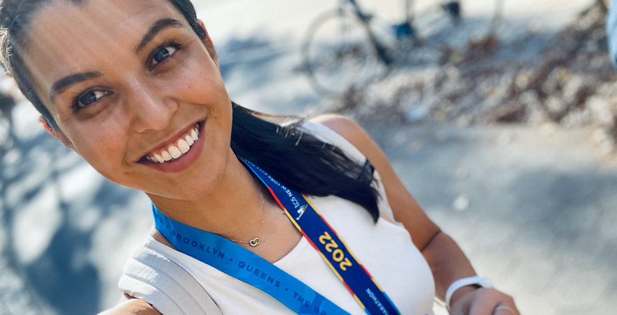 Liana Runs the NYC Marathon for Moveable Feast!