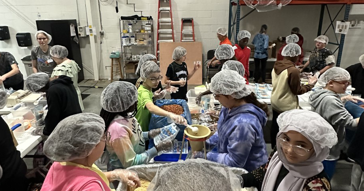 Blue Academy Decatur Township and Pack Away Hunger