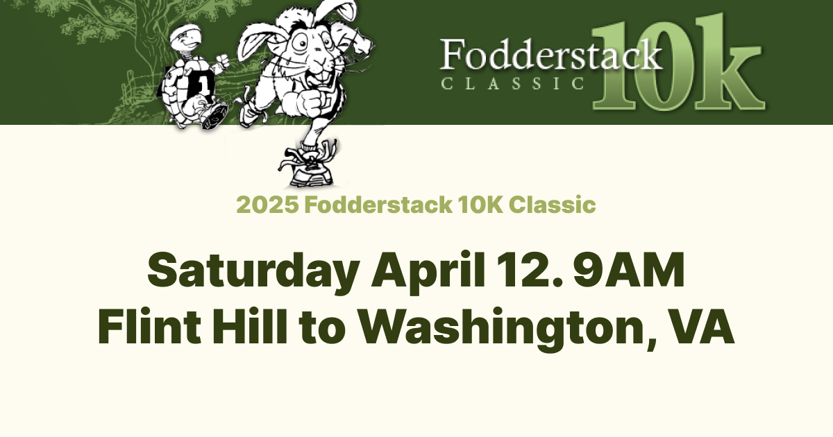 Sponsor the Fodderstack 10K – Support Rappahannock County Park