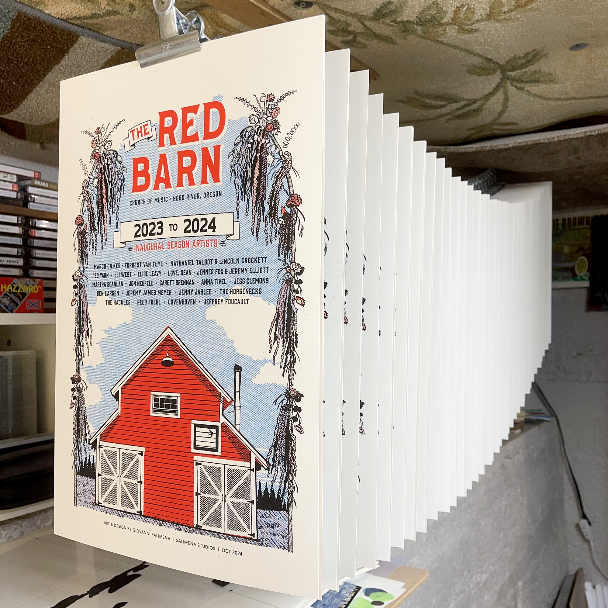 Commemorative Red Barn Posters