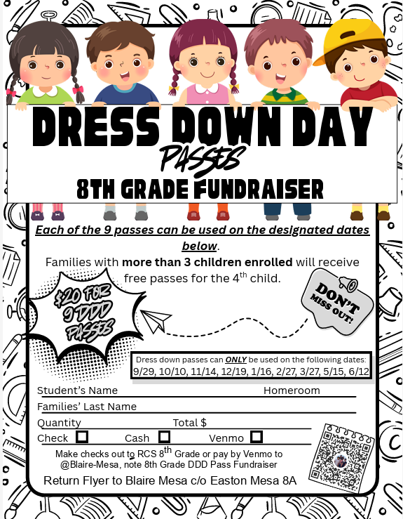 Dress Down Day Passes