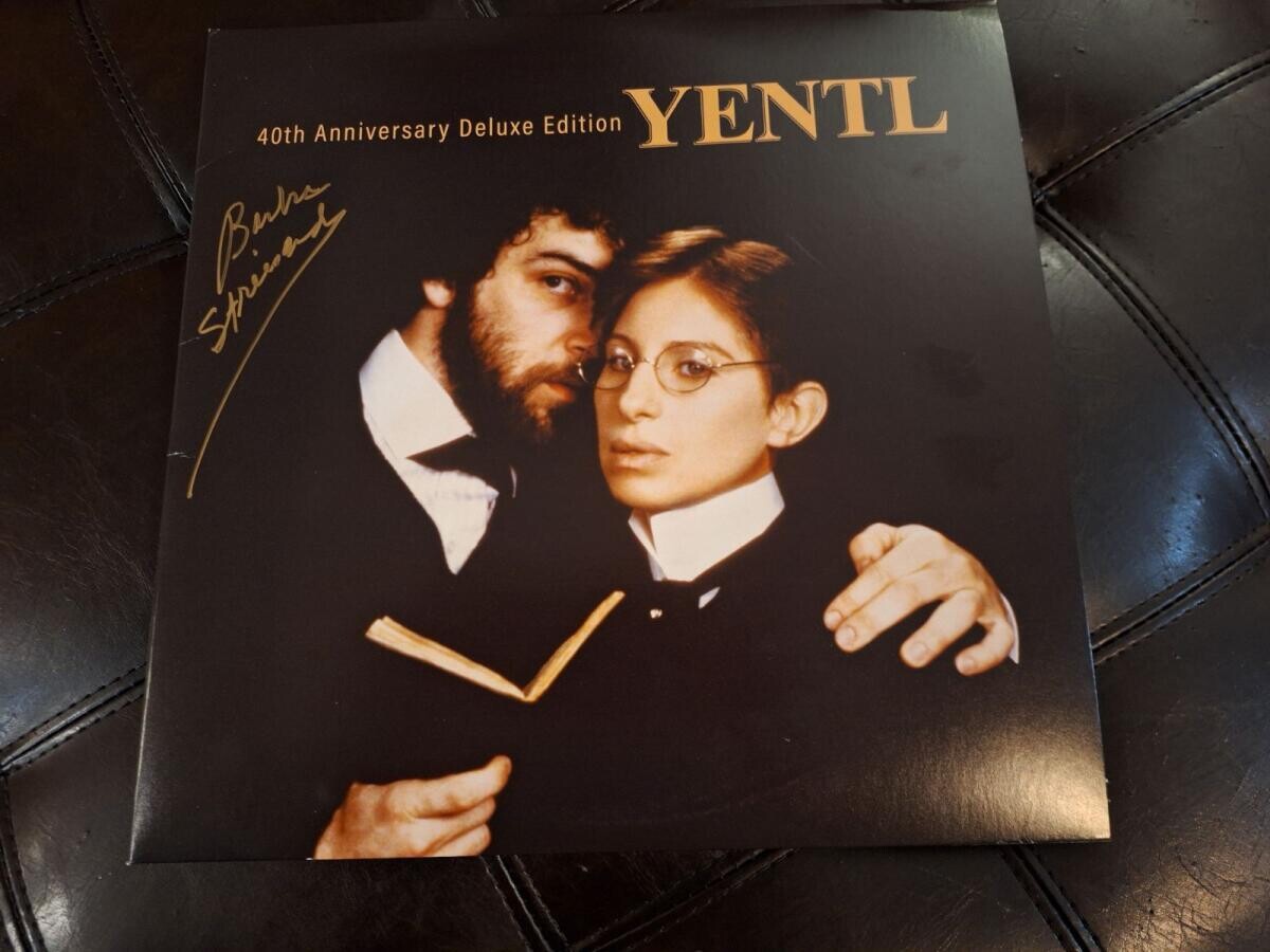 Barbra Streisand Autographed Yentl Soundtrack