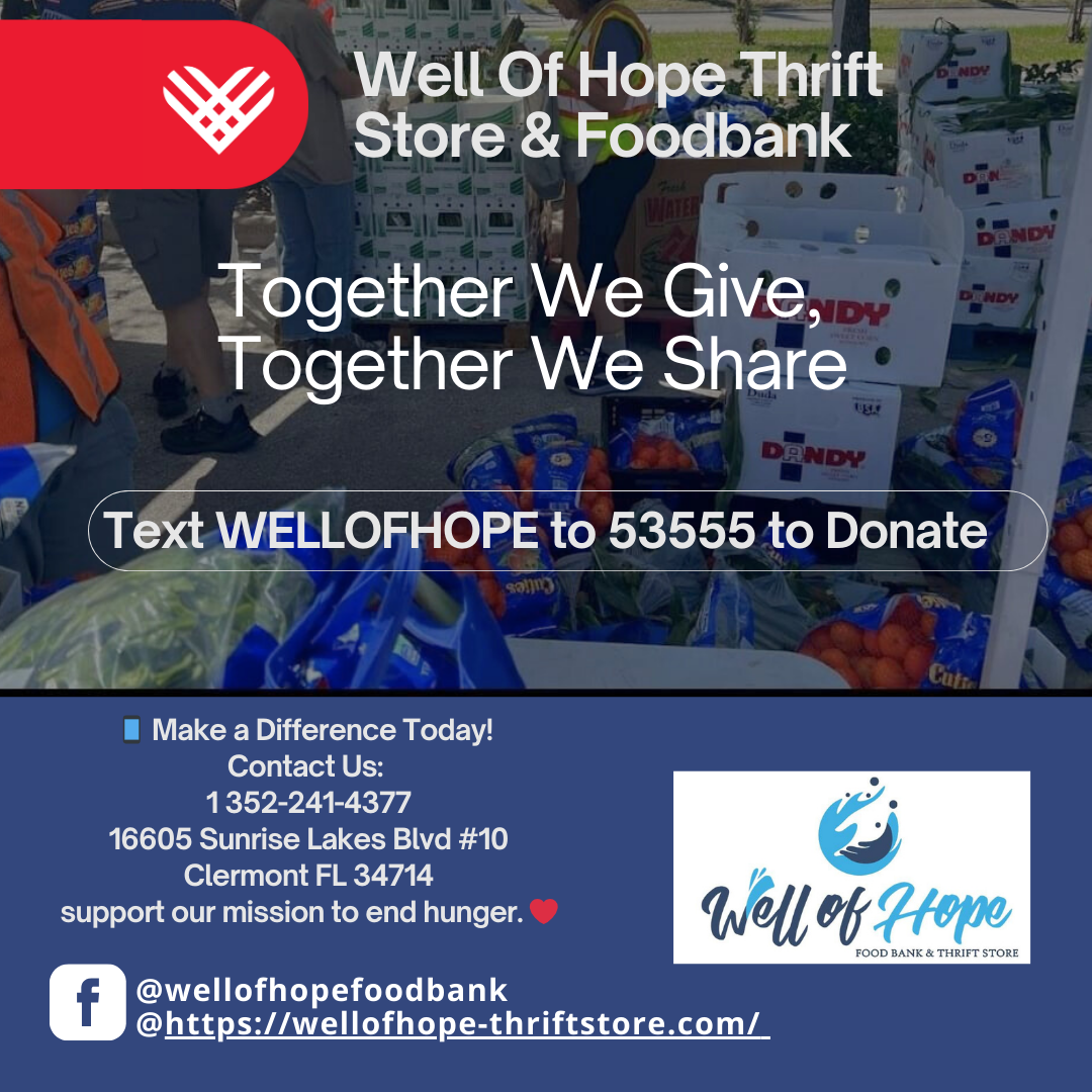 Give Hope This Giving Tuesday: Support Well of Hope Food Bank