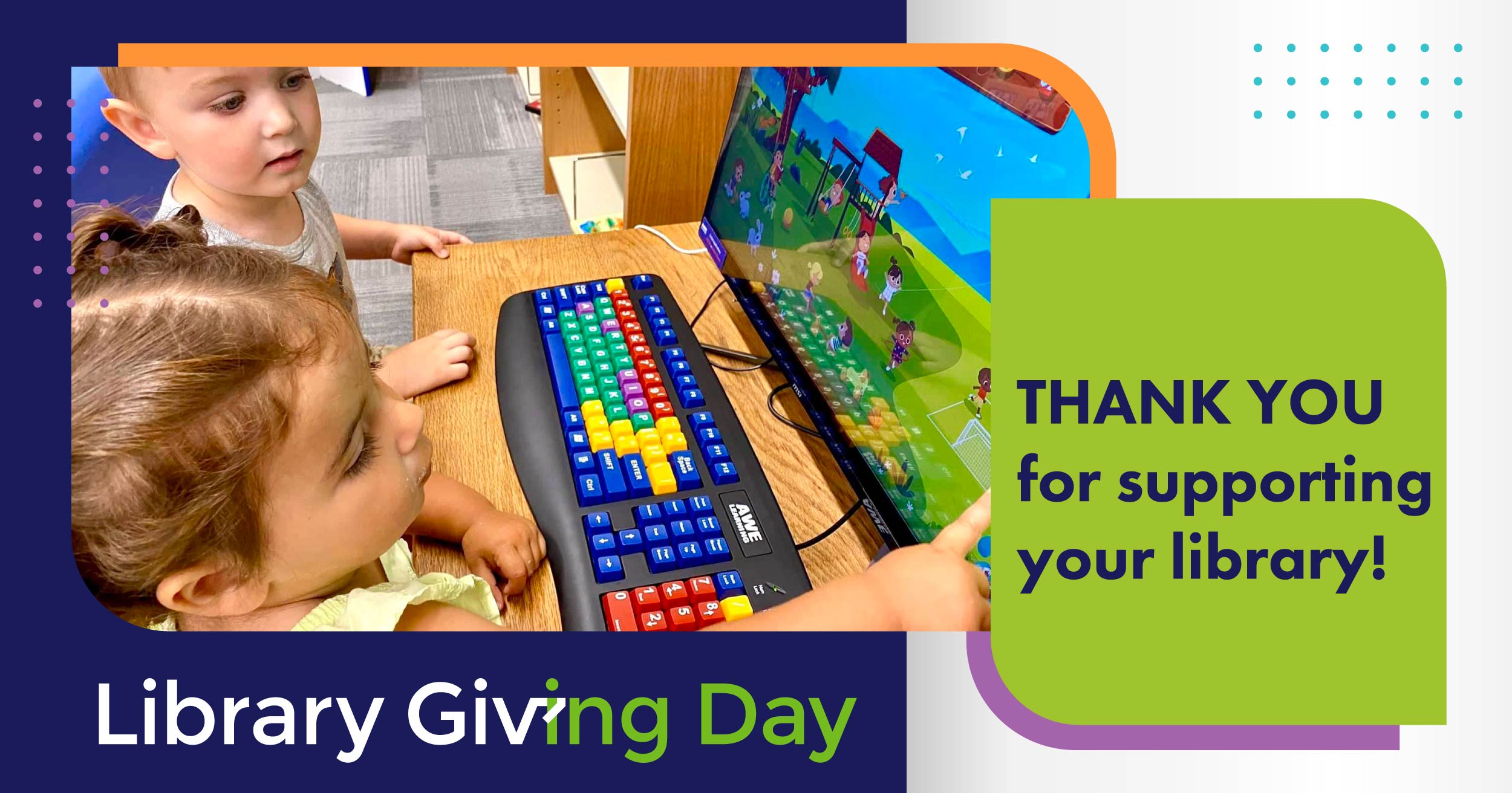 Library Giving Day April 1, 2025