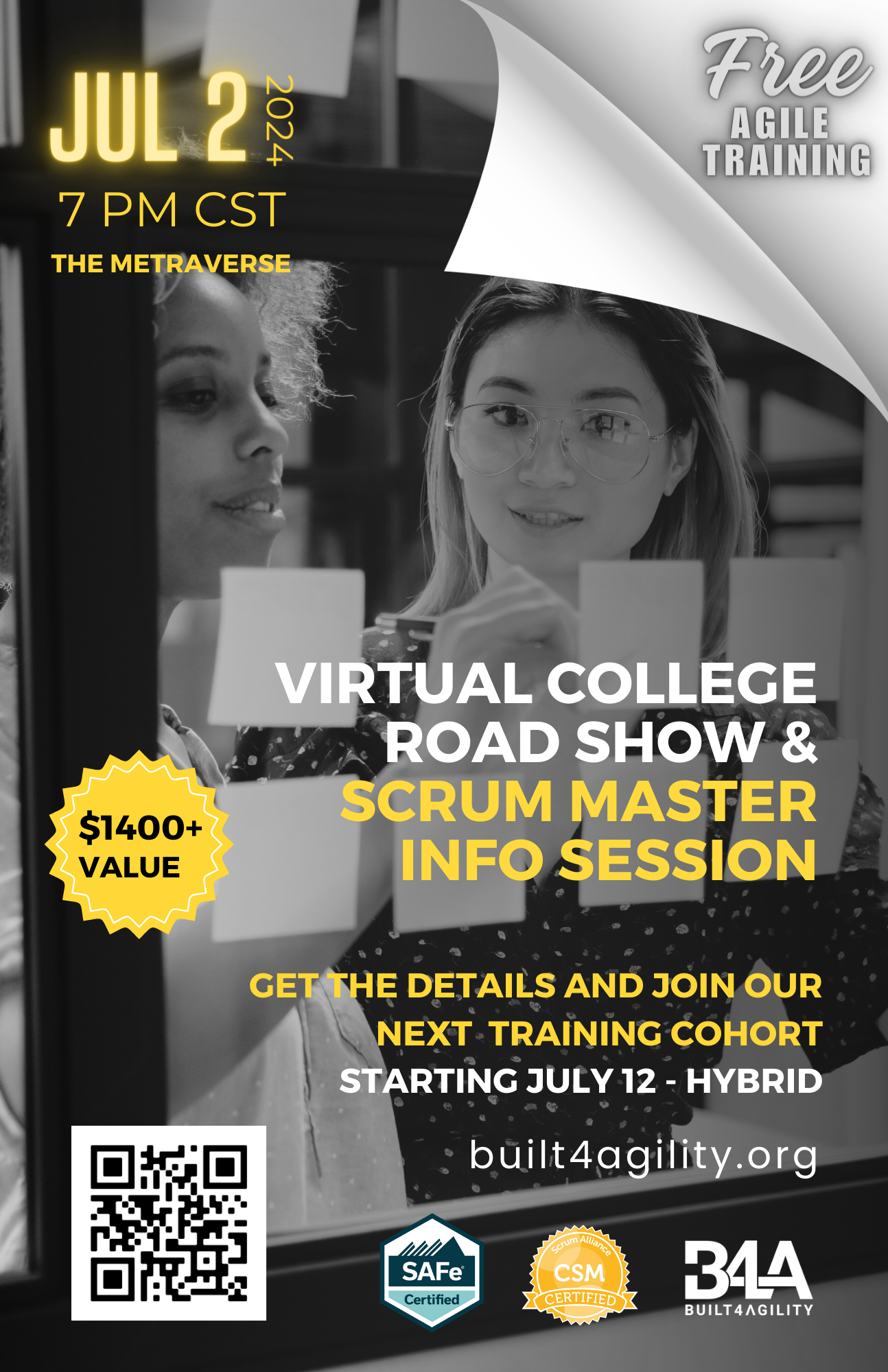 B4A Agile Scrum Master Information Session