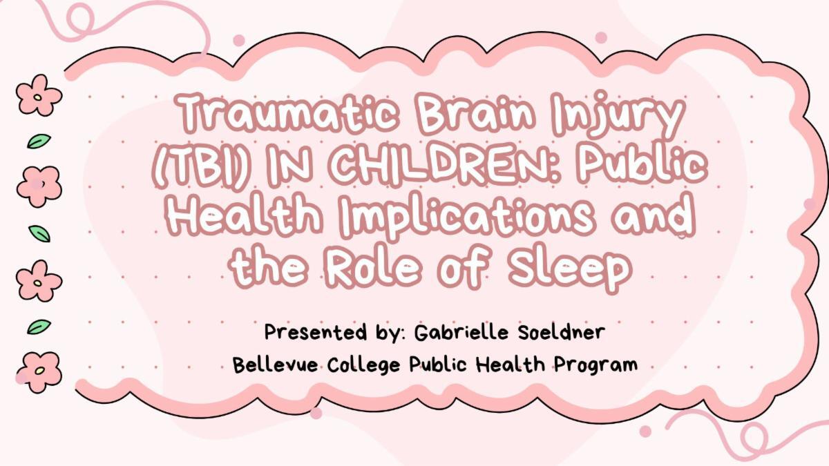 Traumatic Brain Injury (TBI) in Children
