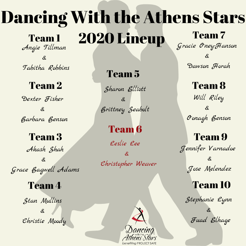 Support Dancing with the Athens Stars 2020 - benefiting PROJECT SAFE