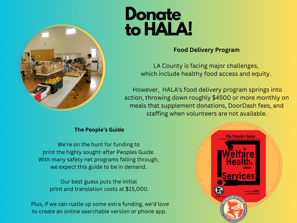 HALA Board Vs. Hunger