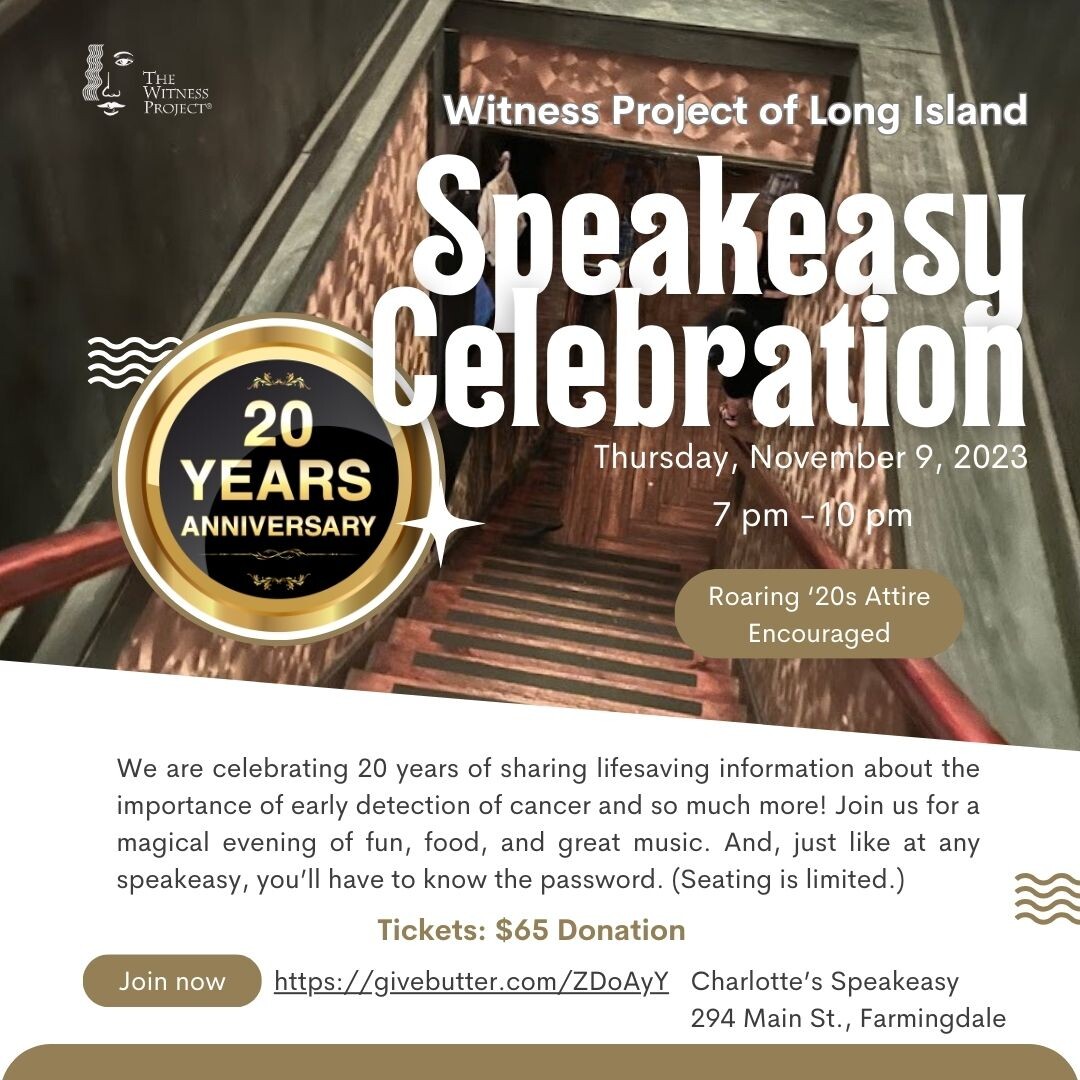 Witness Project® Speakeasy Celebration