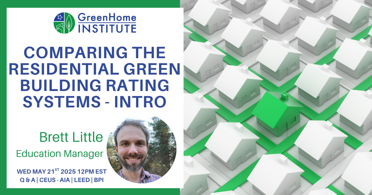 Comparing the Residential Green Building Certifications | GreenHome ...