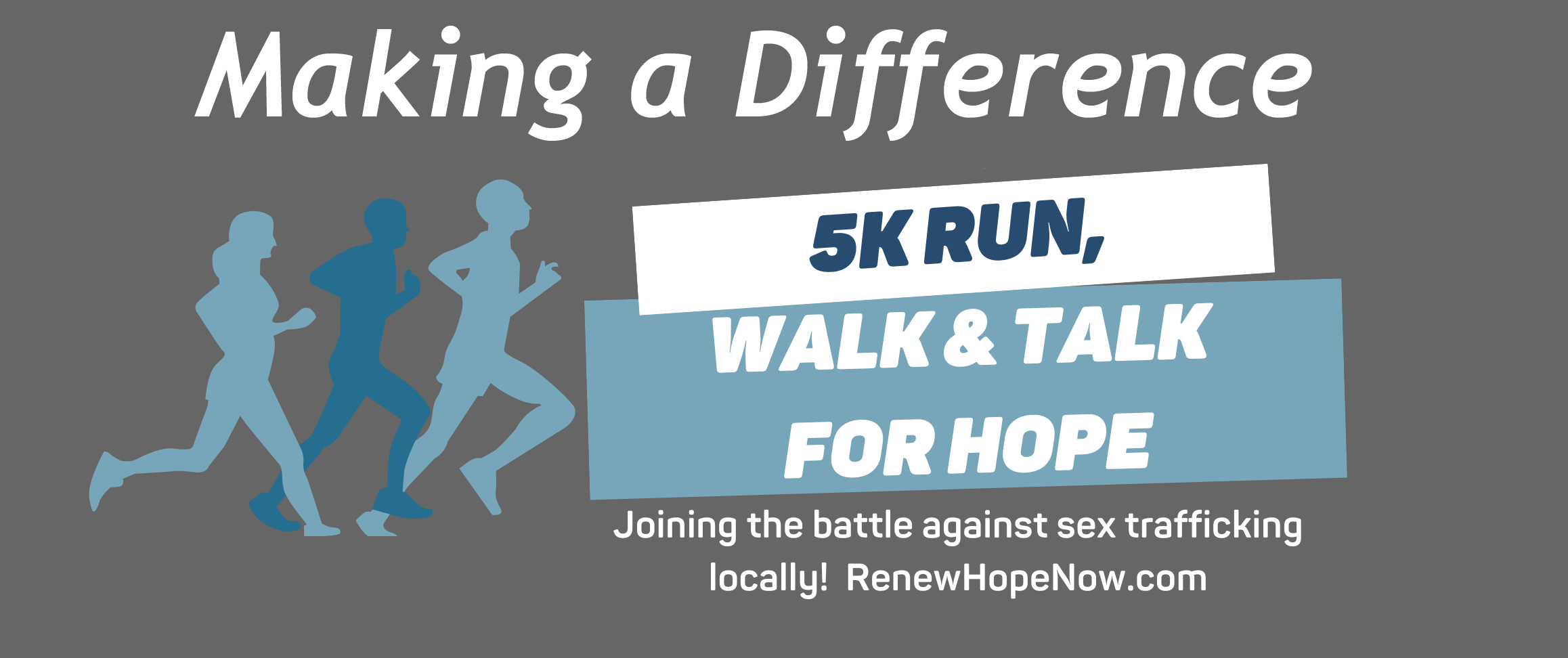2025 5k Run, Walk & Talk for Hope | Renew Hope