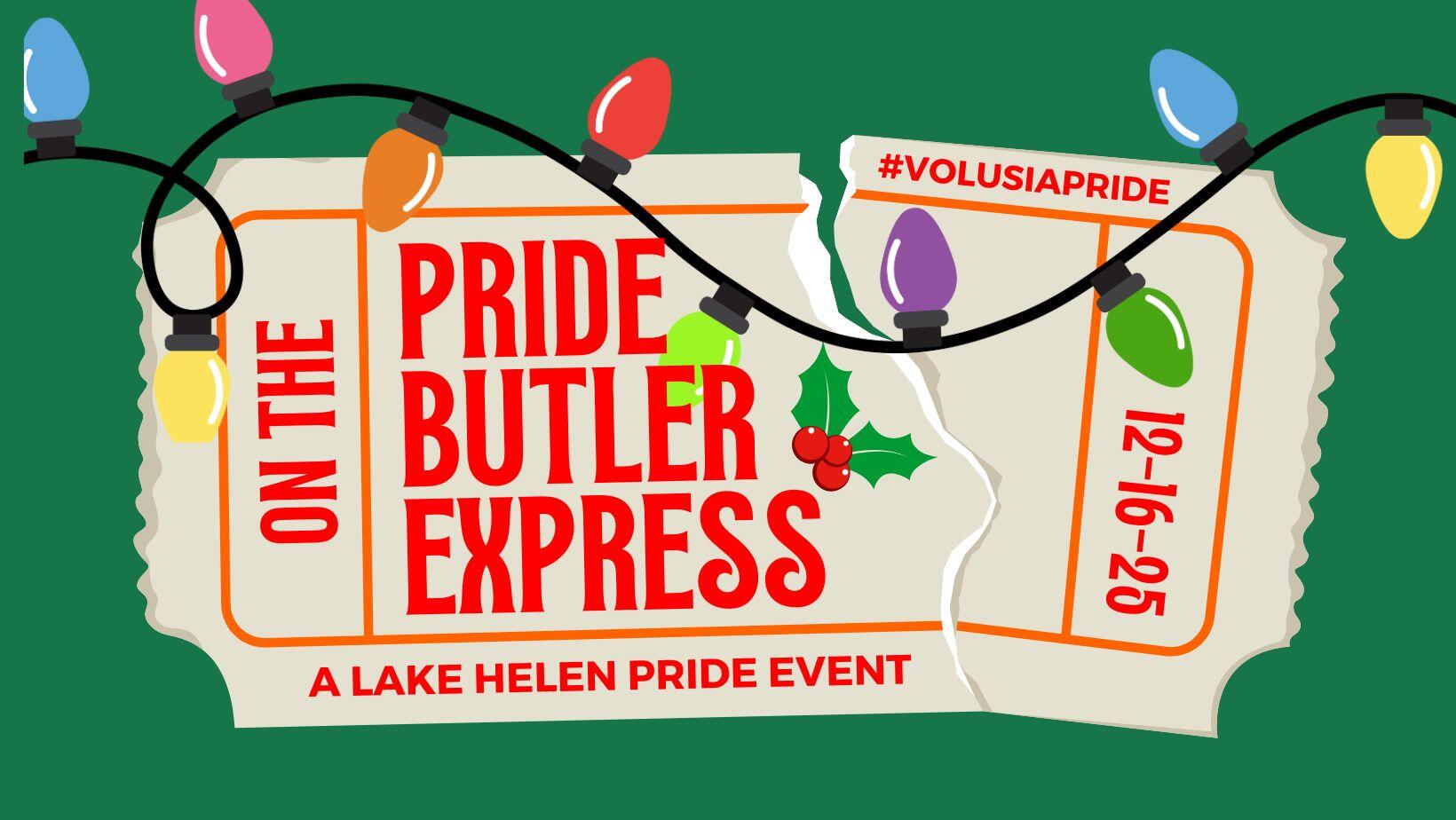 Pride on the Butler Express | Volusia Pride and Support Volusia