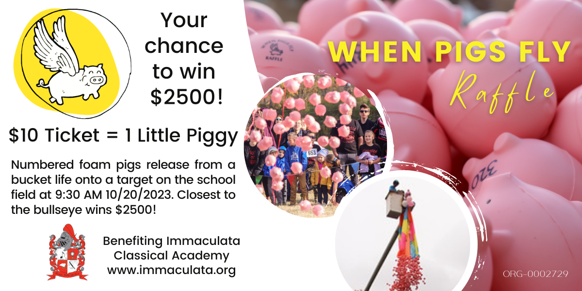 When Pigs Fly Raffle 2023