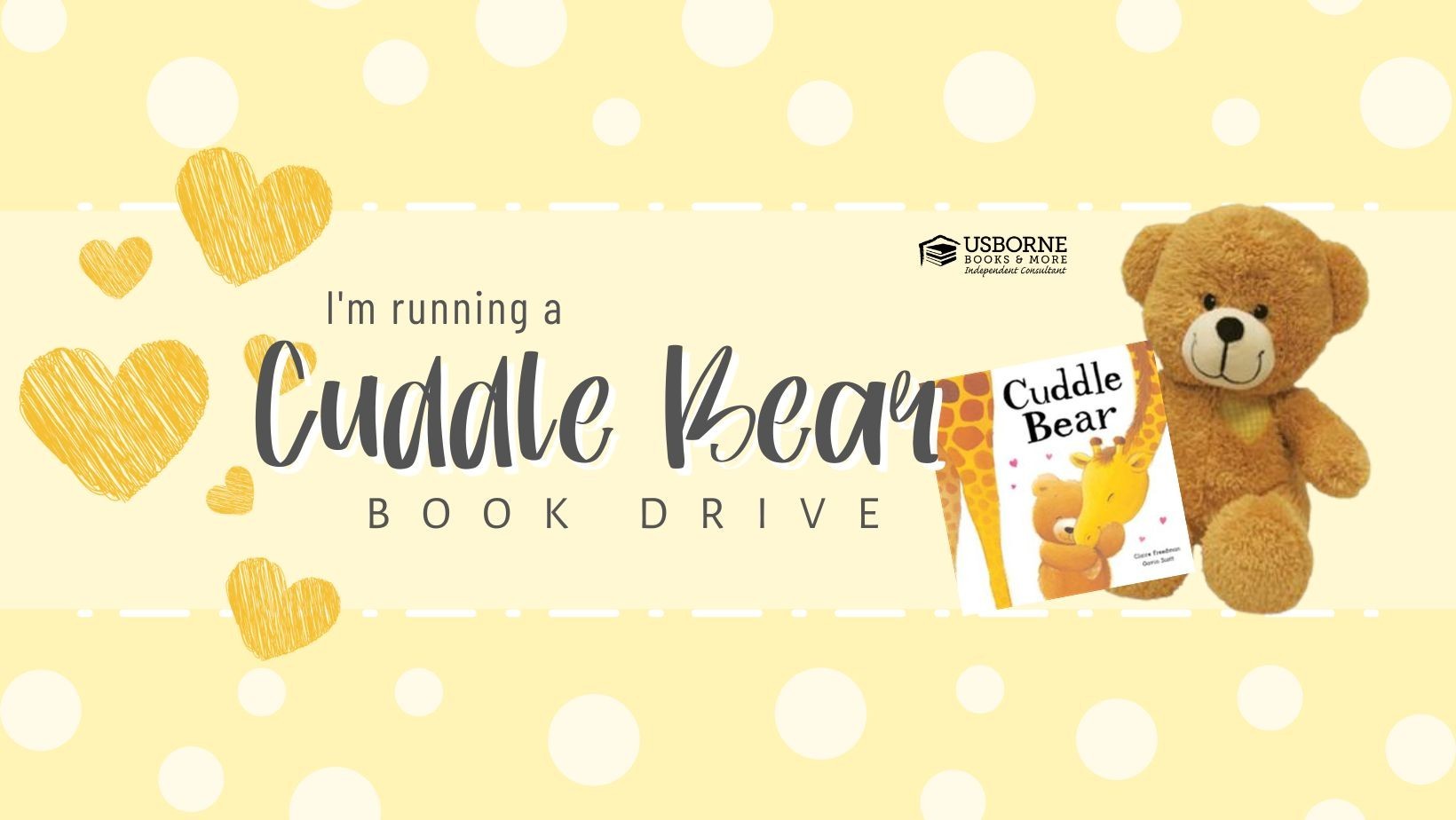 2023 Cuddle Bear & Tummy Time Book Drive | Marielle Schmidt