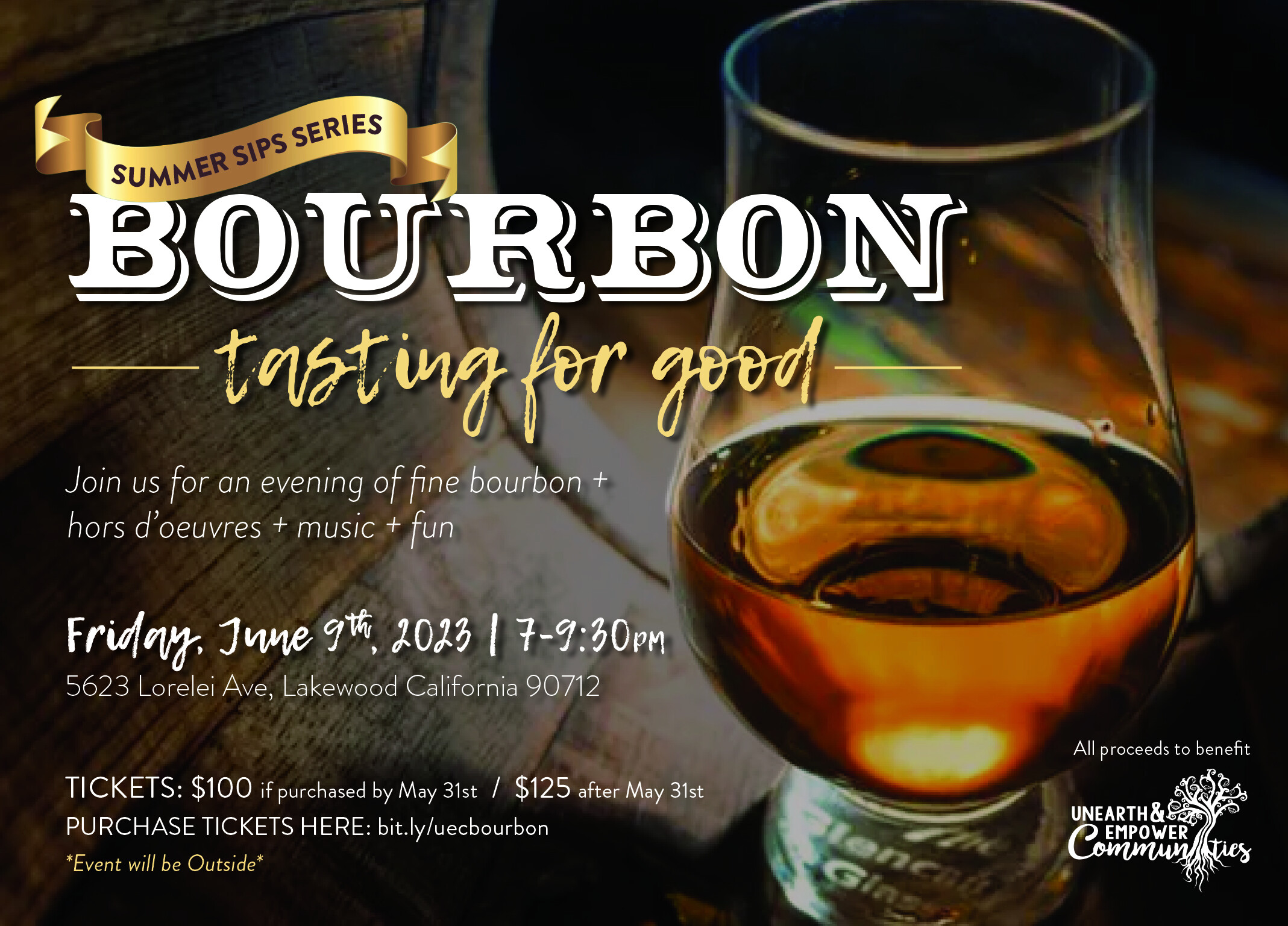 Summer Sips Series: Bourbon Tasting for Good