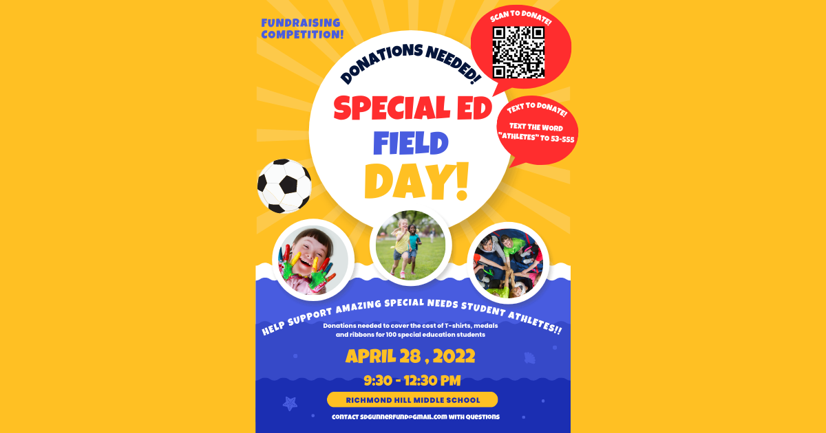 Donate to Bryan County Special Education Field Day! | SD Gunner Fund