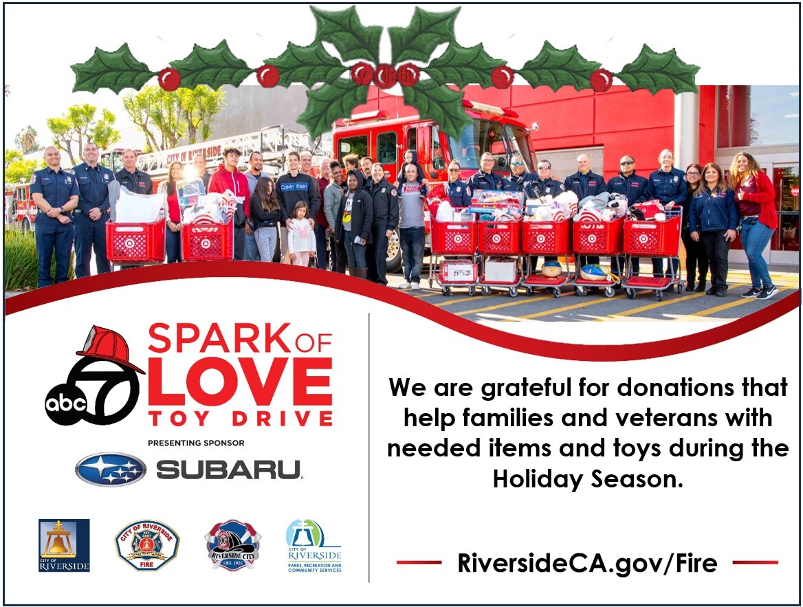 RFD’s Spark of Love and Shop with a Firefighter Program