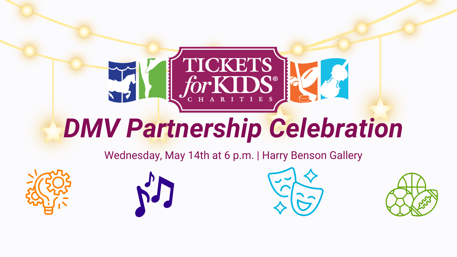 DMV Partnership Celebration | Tickets for Kids Charities