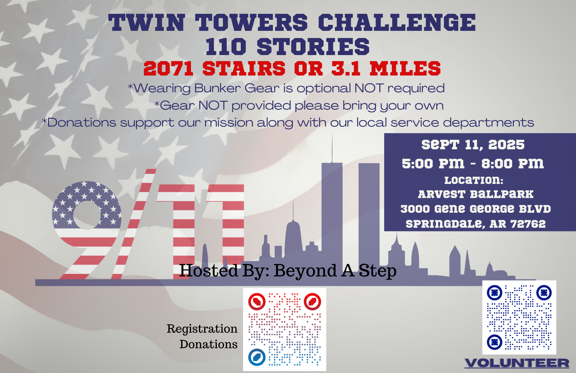 5th Annual Twin Towers Challenge | Beyond A Step Inc
