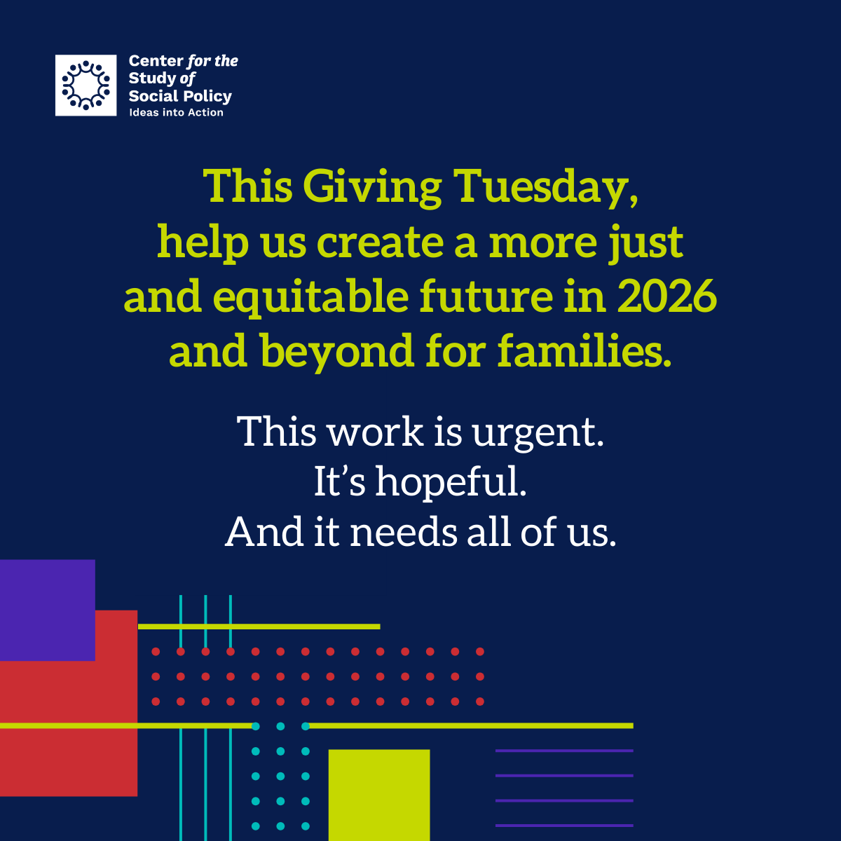 Help Us Build a Just and Equitable Future for All Children, Families ...