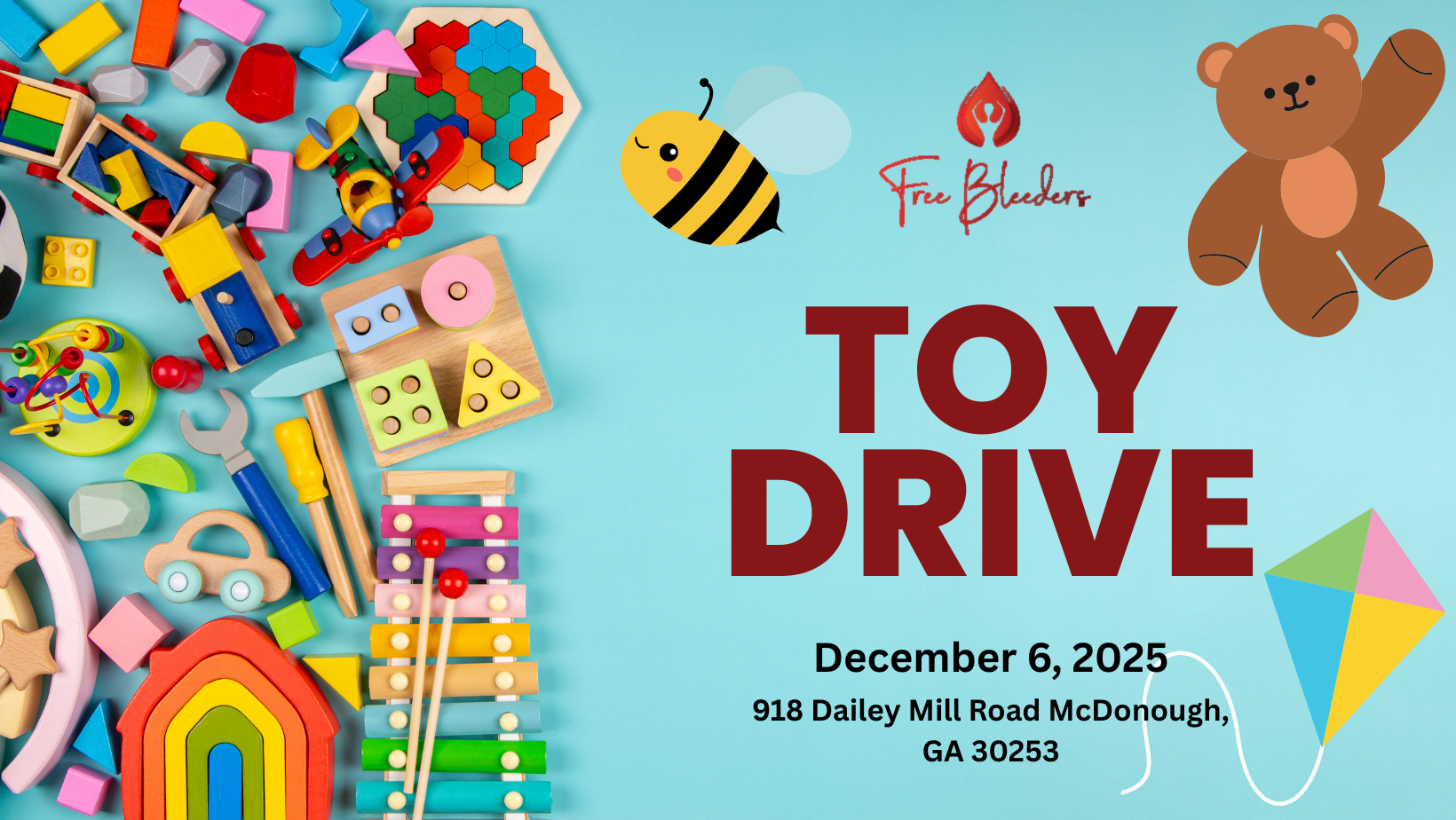 Free Bleeders Toy Drive