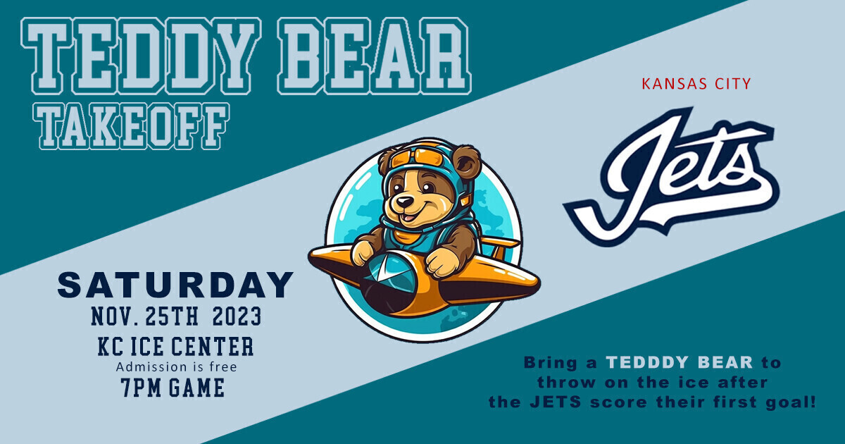 Kansas City Jets Teddy Bear TakeOff