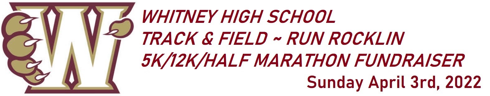 Whitney Track & Field Annual Fundraiser