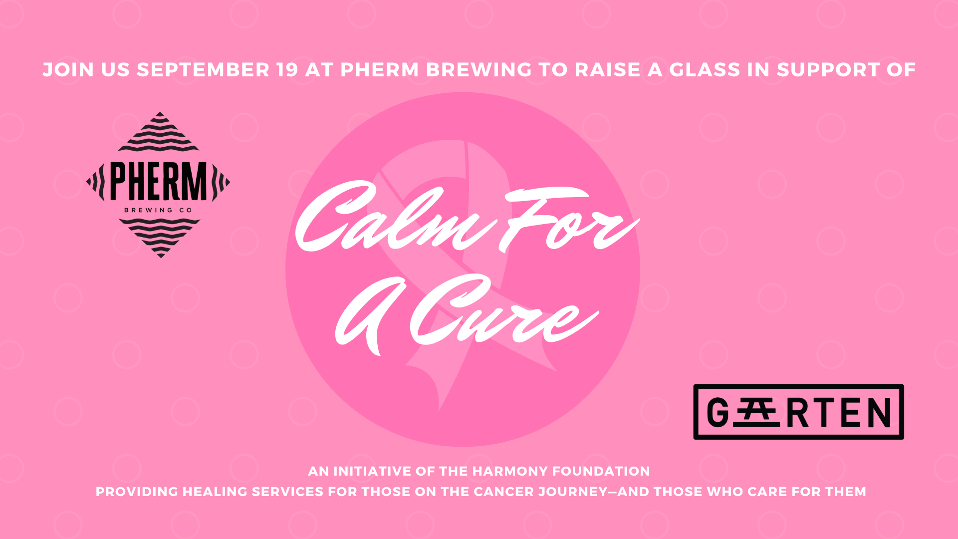 Calm for a Cure at Pherm Brewing | Beer Release & Cancer Support ...