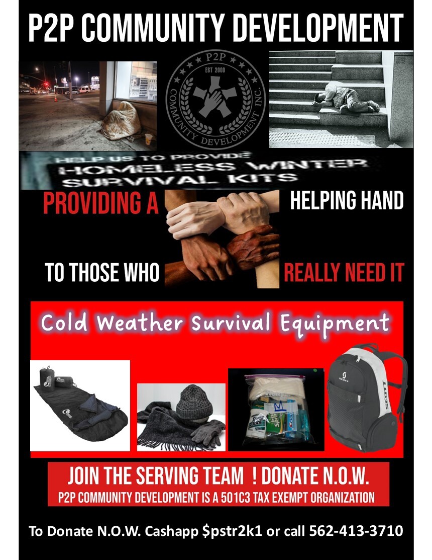 P2P COMMUNITY COLD WEATHER DRIVE | P2P Community Development Inc